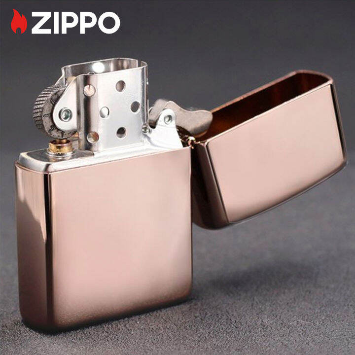 Zippo Reimagine High Polish Rose Gold Windproof Pocket Lighter 49190（ Lighter Without Fuel ...