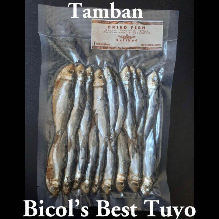 Bicol’s Best, Dried Fish Tamban, Vacuum sealed 100 grams - Salibod ...