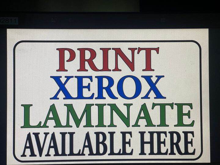 Print xerox laminate Made: By Hard PVC Plastic (like ATM and ID) 7.8x11 inches | Lazada PH