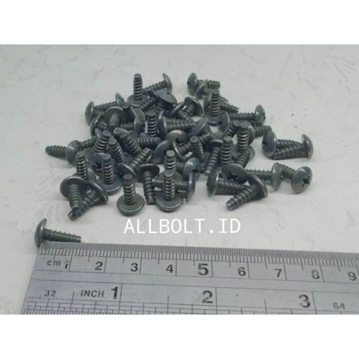 Baut body baut cacing honda vario beat Ulir 4x12mm isi 100biji | Lazada ...