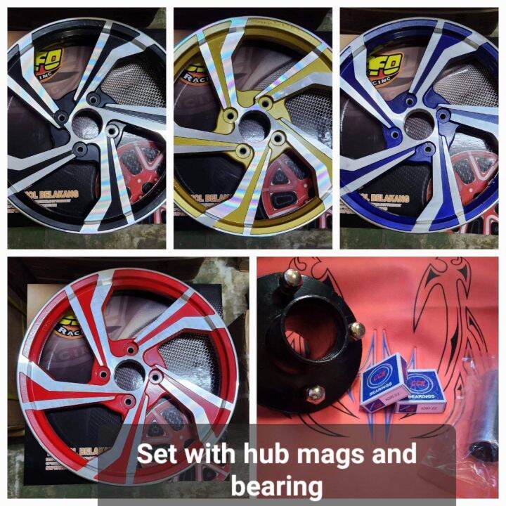 Side Wheel Mags J1002 Tricycle (Mags only or Mags set) | Lazada PH