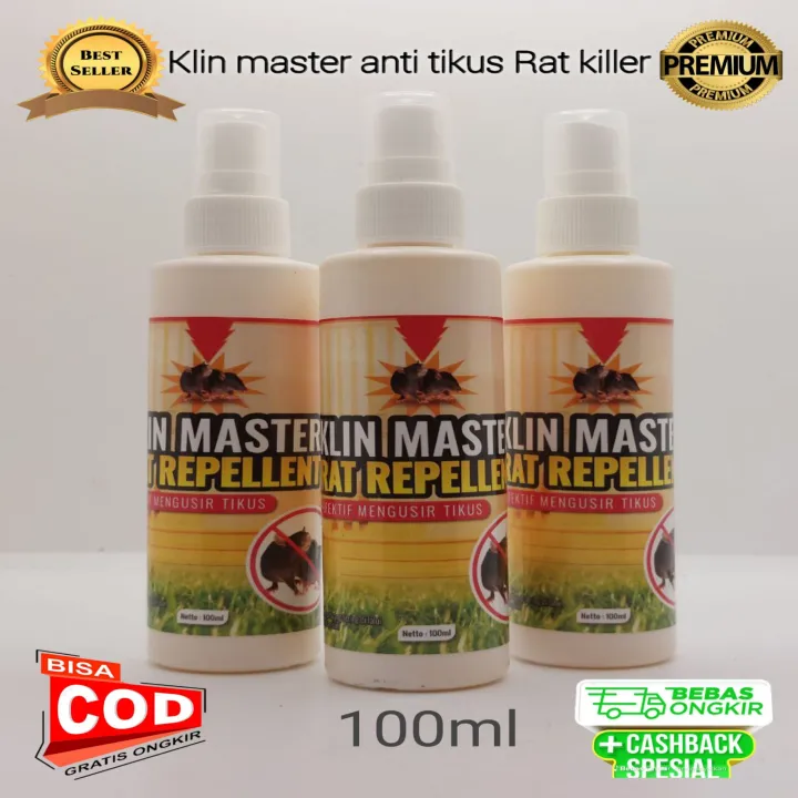 KLIN MASTER PENGUSIR TIKUS ANTI CURUT SEMPROT | Lazada Indonesia