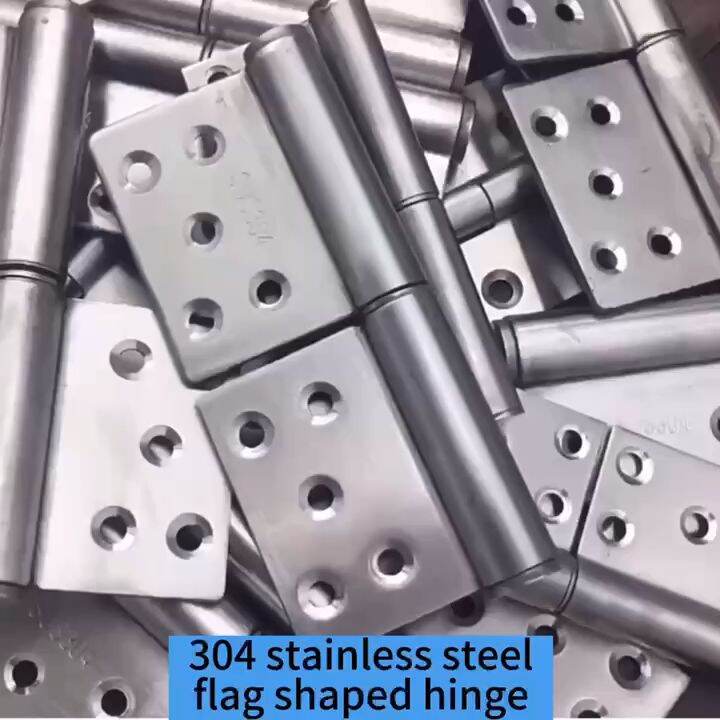(1 pair) 304 stainless steel flag detachable door hinge, heavy ...