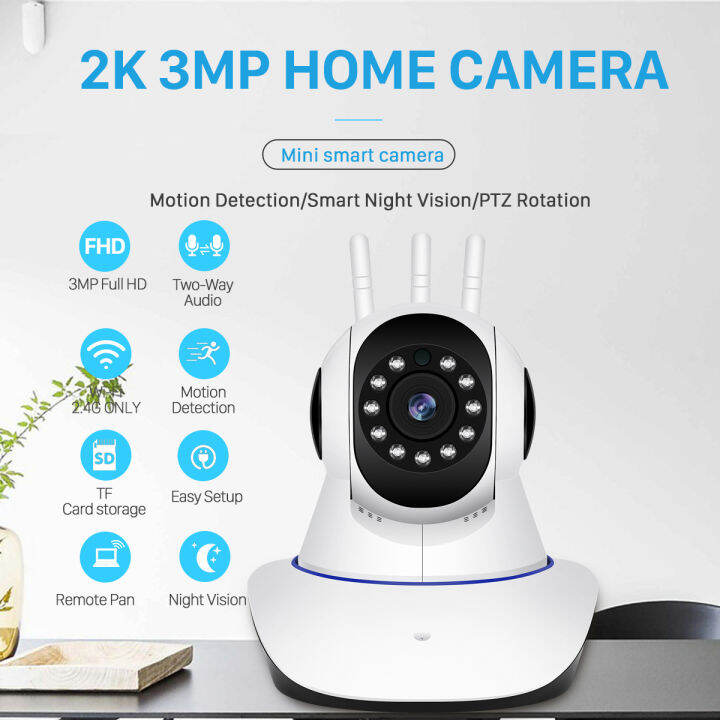 【Buy 1 Take 1】V380 Security Wifi Indoor Two-way Voice Camera CCTV ...