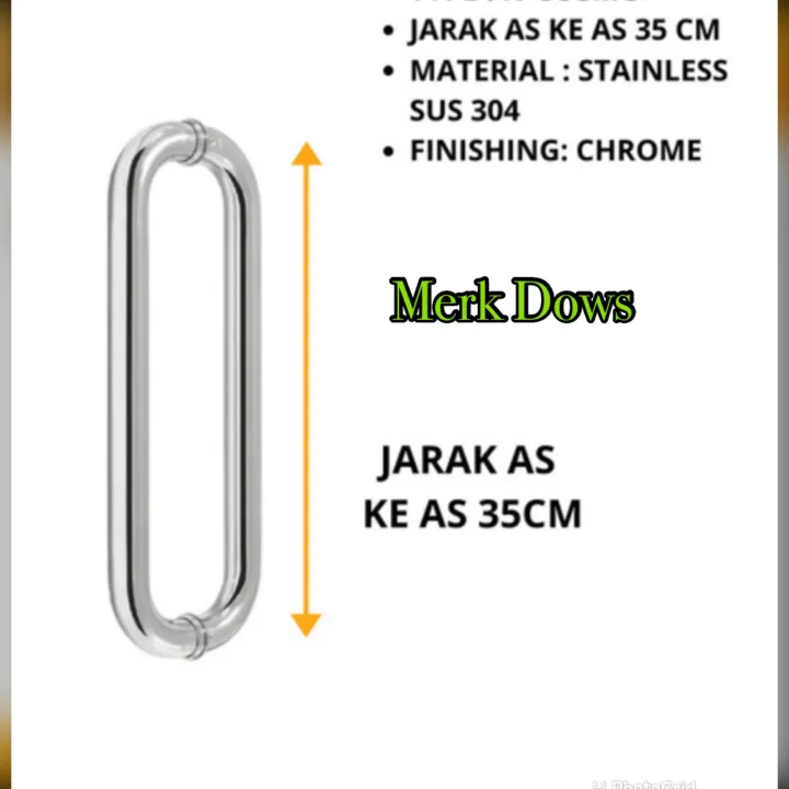 Handle Handel C pintu kaca as 35 cm 30 cm 20 cm tarikan pintu Handel ...