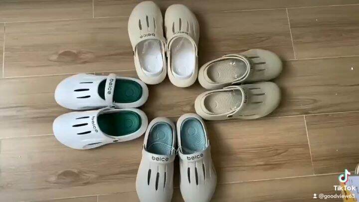 beice E26 รองเท้าปกปิดปลายเท้าสุดเท่ห์ นุ่มใส่สบาย | Lazada.co.th