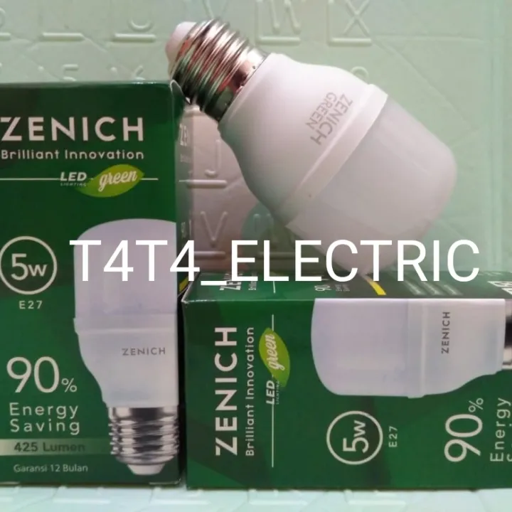 LED ZENICH 5 WATT GARANSI 1 TAHUN SNI, NYALA PUTIH | Lazada Indonesia
