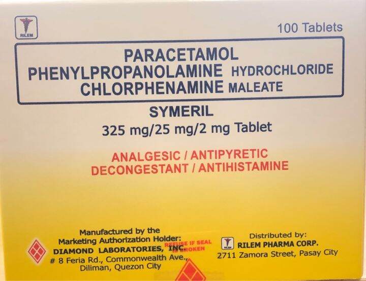 Symeril 100Tablets/box | Lazada PH