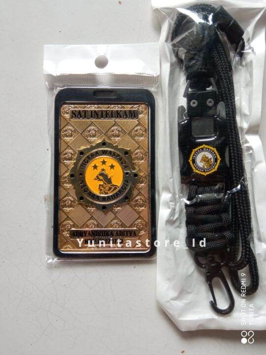 Custom Name Tag Polri id card polri kta polisi logo intel kresna wayang ...