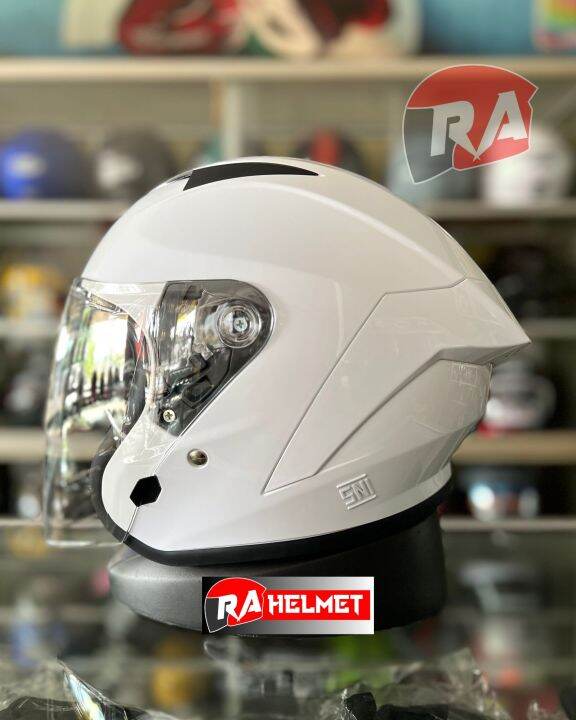 HELM VENUS RR15 SOLID WARNA PUTIH HELM HALF FACE PAKET GANTENG ORIGINAL ...