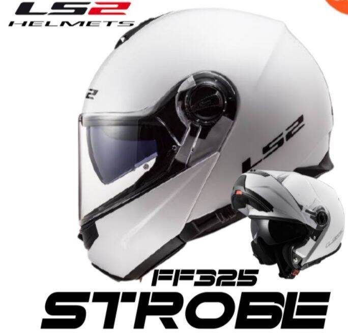 LS2 Strobe Modular Helmet Dual Visor | Lazada PH
