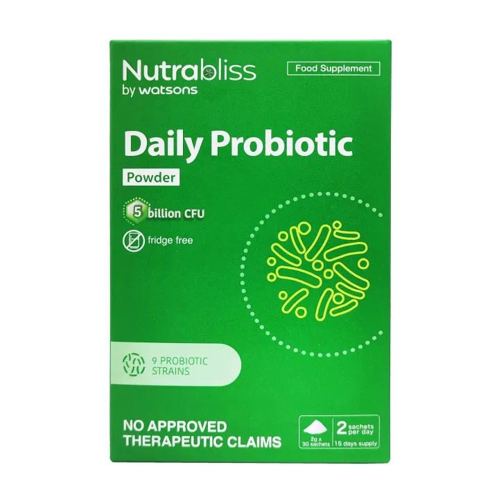 NUTRABLISS WS Daily Probiotic Powder 2g 30 Sachet | Lazada PH