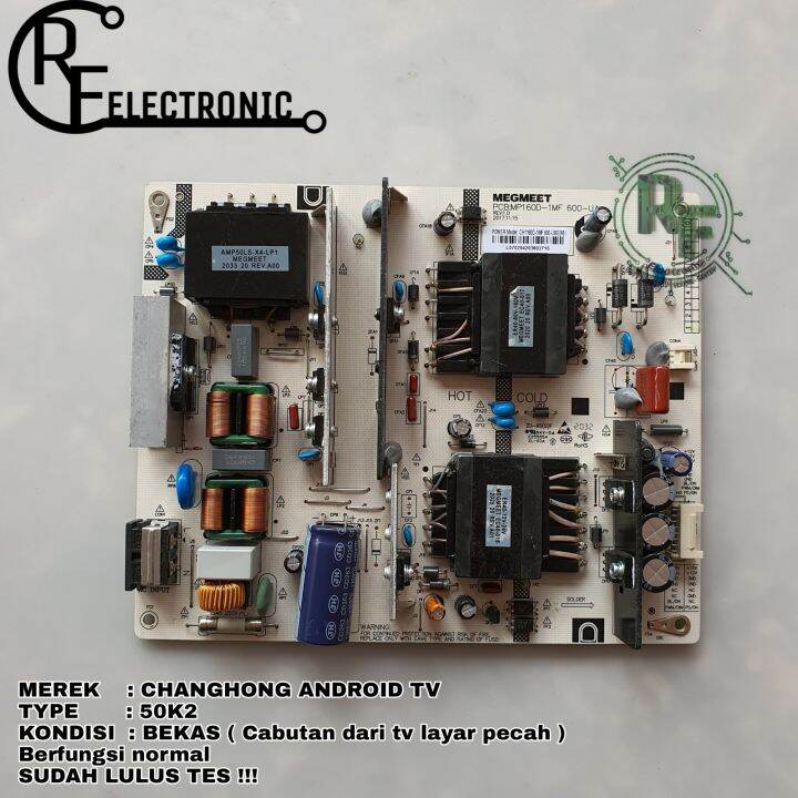 PSU POWER SUPPLY MESIN CHANGHONG ANDROID TV 50K2 | Lazada Indonesia