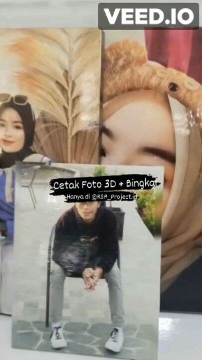 CETAK FOTO + BINGKAI TERBAIK UKURAN 12R 30 X 40 CM TAHAN AIR & TIDAK MUDAH BERJAMUR DI UDARA ...