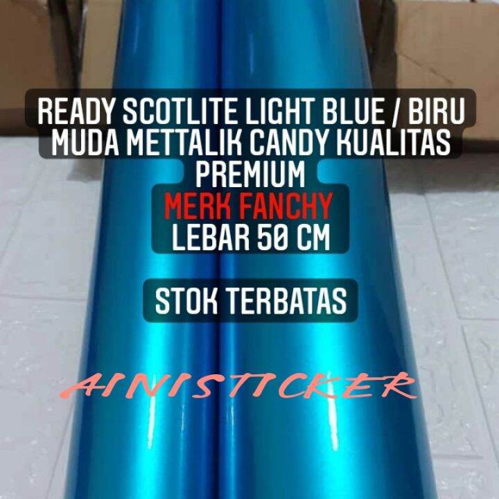 stiket skotlet candy sky blue scotlet biru muda skotlet motor | Lazada ...