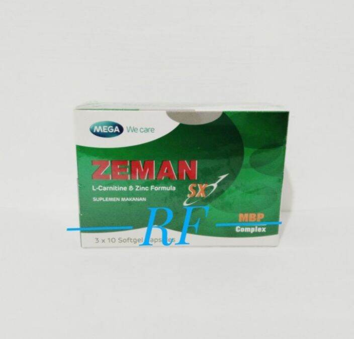 Zeman SX Soft Caps isi 30 (Mega Lifesciences) | Lazada Indonesia