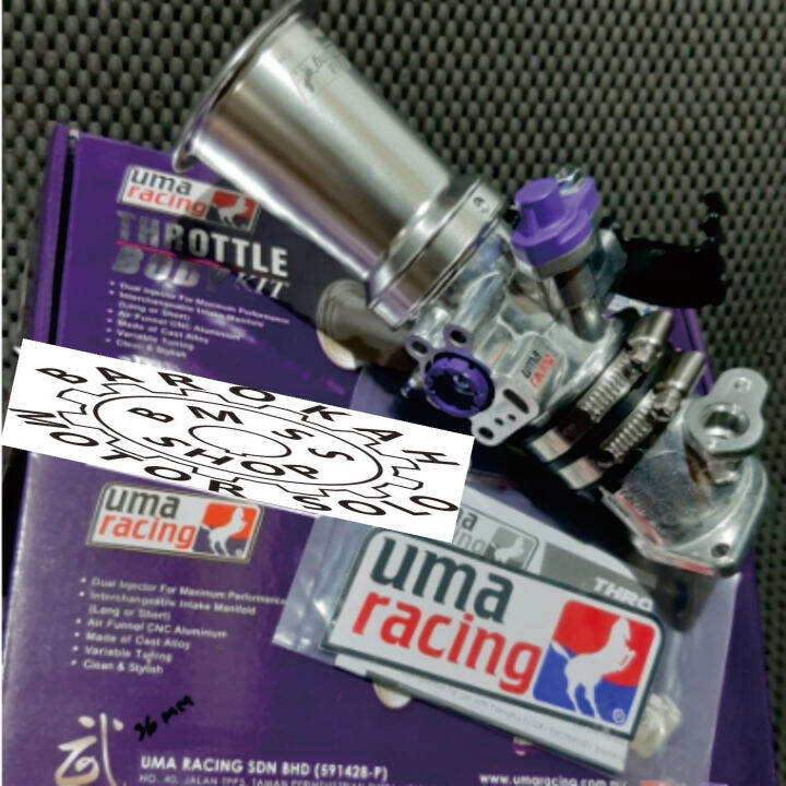 Throttle Body Uma Racing Mx King 36 Mm | Lazada Indonesia