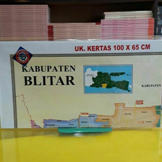 PETA KABUPATEN BLITAR LIPAT | Lazada Indonesia