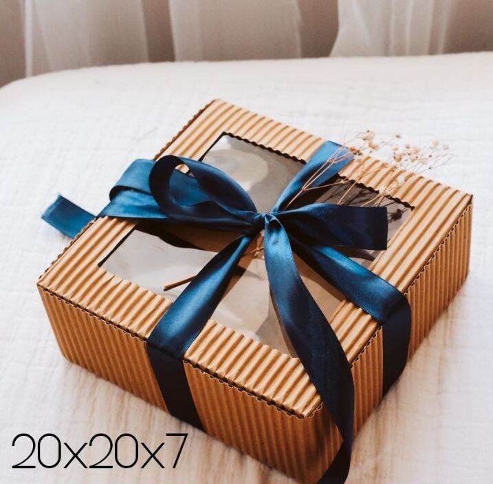 Kotak Kado Gift Box Mika BFLUTE Kotak Packaging 20x20x7 | Lazada Indonesia
