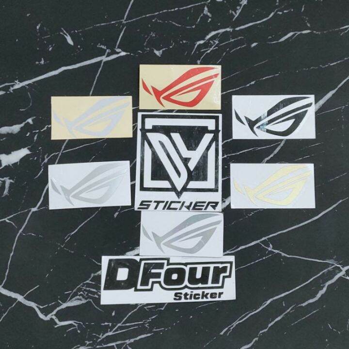 STICKER LOGO ASUS ROG STICKER LAPTOP MOTOR MOBIL CUTTING | Lazada Indonesia