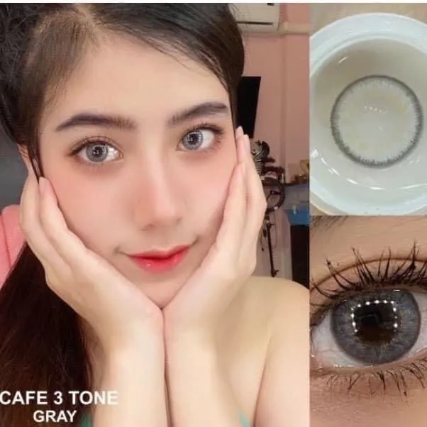 Cafe3tone ลายปังมาก/ บิ๊กอายตาโต,บิ๊กอาย,คอนแทคเลนส์ | Lazada.co.th