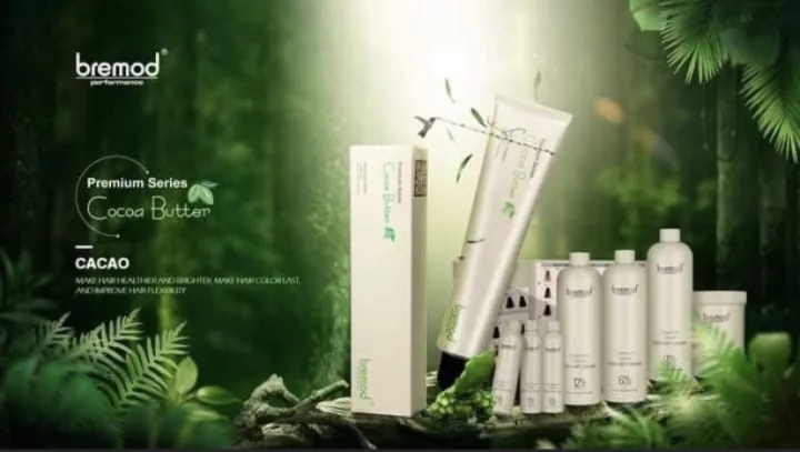 Bremod Premium Series cocoa Butter Set Hair Color + Oxidant +Bleach ...