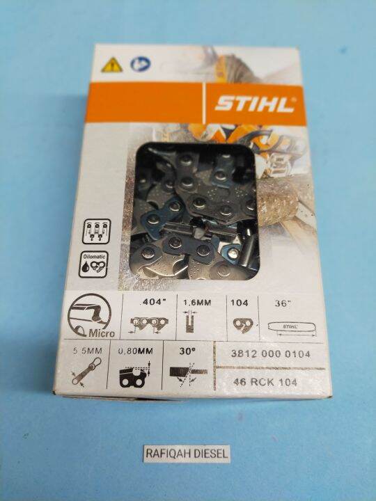 Rantai potong 36 inch 52T chain saw MS-070 STIHL ORIGINAL | Lazada Indonesia