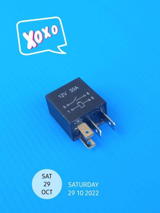 Mini relay 12V/30A(บรรจุ1ตัว) | Lazada.co.th