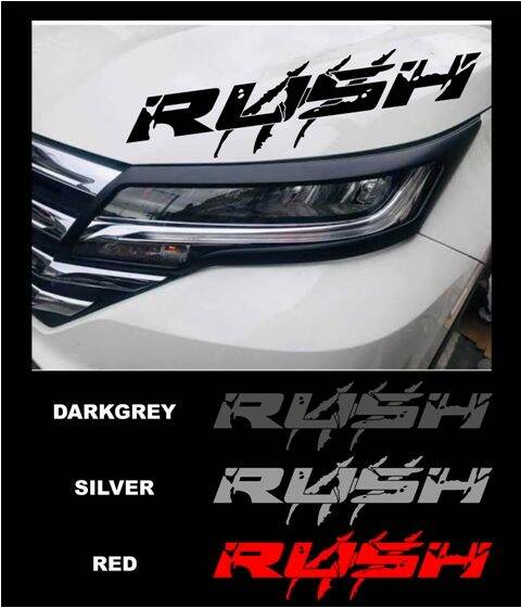Hood Sticker for Toyota Rush with Monster Claw Design | Lazada PH