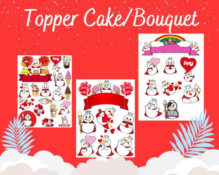 HIASAN MIXUE/TOPPER MIXUE/UNTUK CAKE/BOUQUET/DAN LAIN-LAIN | Lazada ...