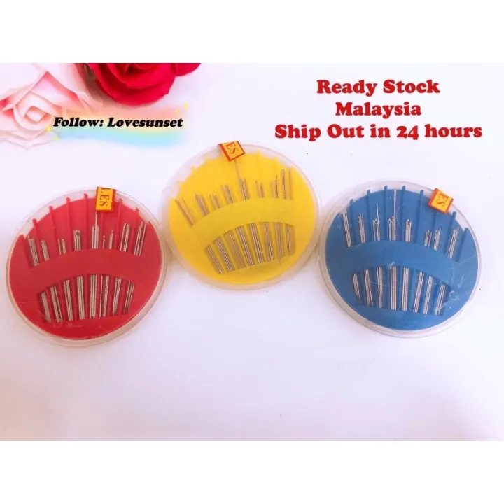 Jarum Jahit Pelbagai Saiz Jarum Jahit Tangan Assorted Hand Sewing ...