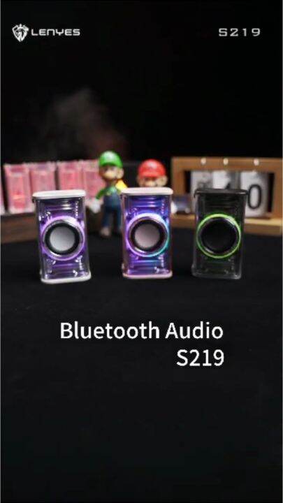 Speaker Lenyes S219 RGB Mini Pocket size portable 5W TWS Wireless ...