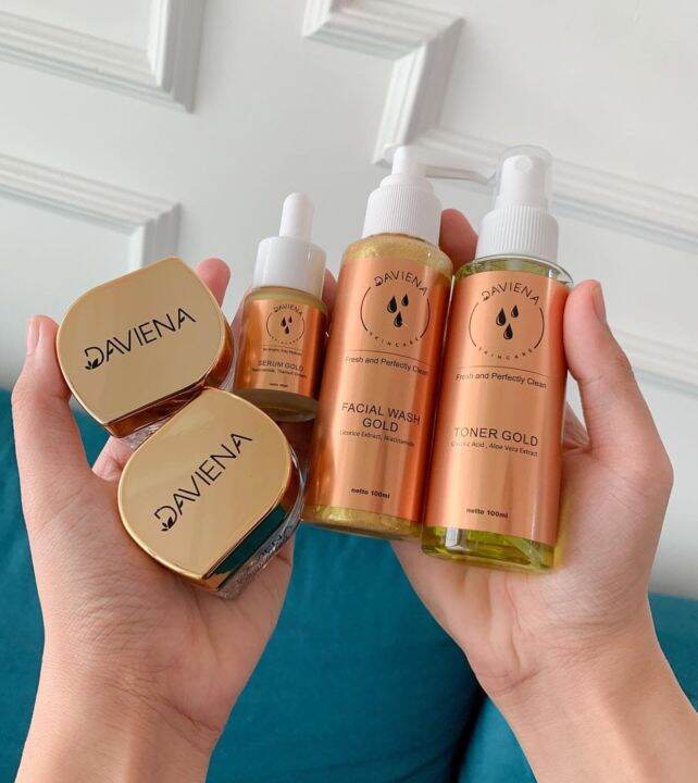 DAVIENA SKIN CARE PAKET GOLD SERIES ORIGINAL | Lazada Indonesia