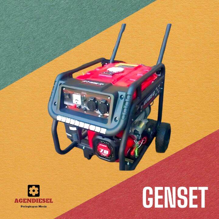 TIGER - Genset TGR 5000 AVR Stater - Gasoline Generator TGR5000 ...