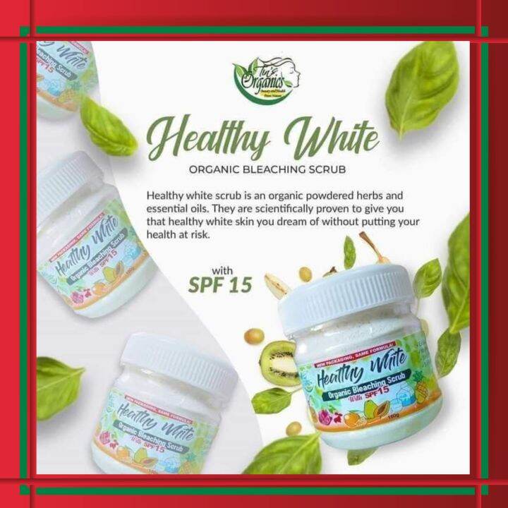 HEALTHY WHITE BODY SCRUB TINS ORGANIC | Lazada PH