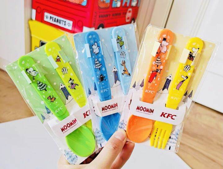 【READY STOCK 🇲🇾】LIMITED EDITION JAPAN KFC 70years SNOOPY FORK&SPOON ...