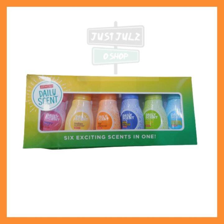 JUST BENCH DAILY SCENT 6 in 1 box AND 125ml Cologne plus 50g powder ...