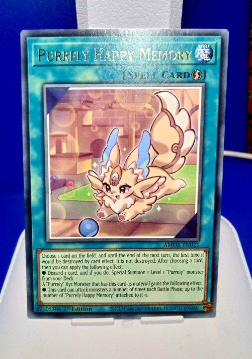 Purrely Happy Memory RARE [AMDE-EN021] (TCG) Yu-Gi-Oh Trading Card Game ...