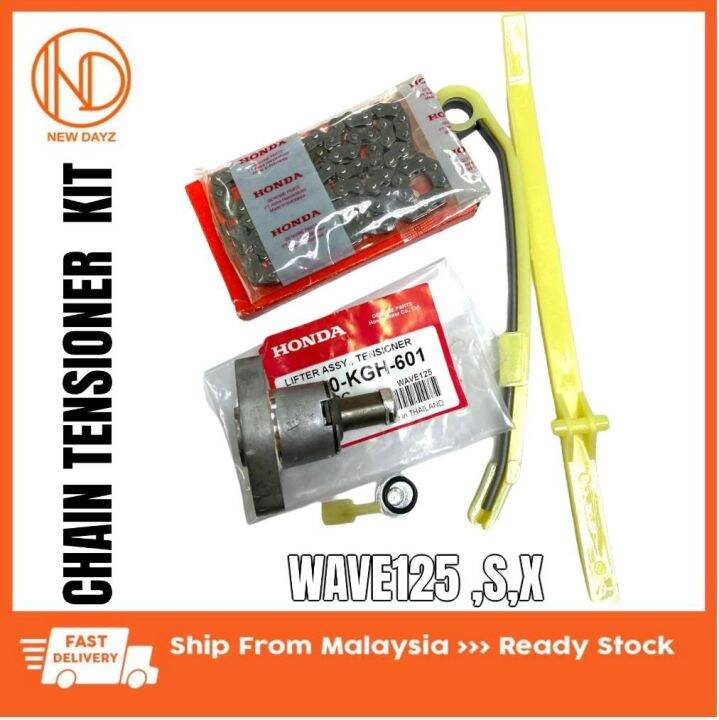 WAVE125 WAVE125 S WAVE125X CHIAN TENSIONER GUIDE CHAIN TENSIONER SHAFT ...