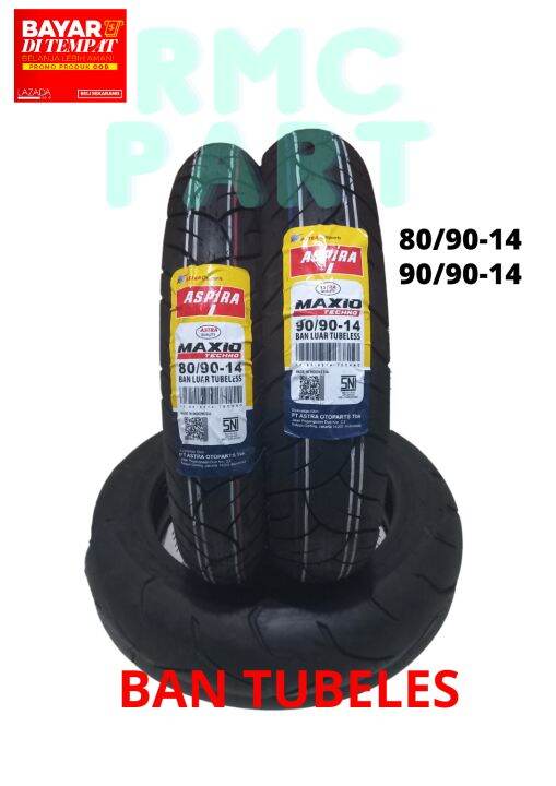 BAN LUAR TUBLES RING 14 MERK ASPIRA ASTRA BAN VARIO BEAT MIO BAN TUBLES ...