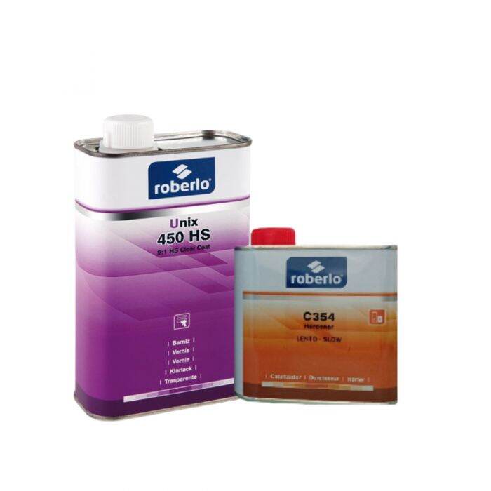 ROBERLO UNIX 450 HS 2:1 CLEARCOAT & C354 HARDENER | Lazada
