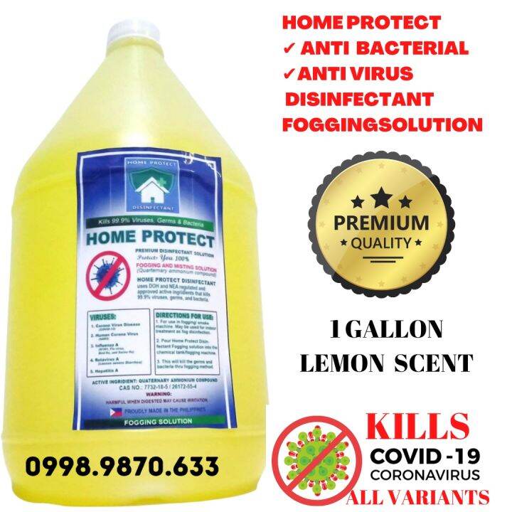 Fogging disinfectant Solution Lemon 1Gallon Kills Virus Best Used in ...