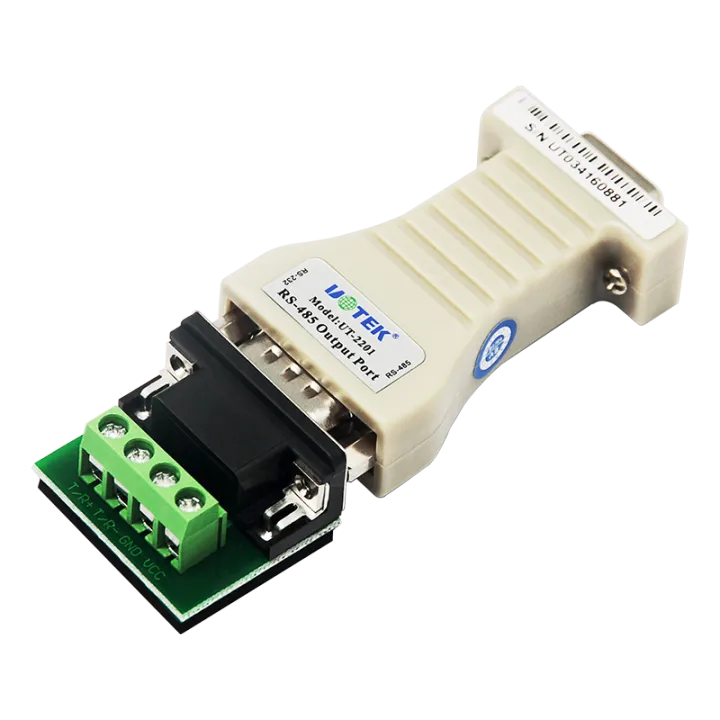 UOTEK Mini RS485 to RS232 Converter Serial Adapter DB9 Connector ...