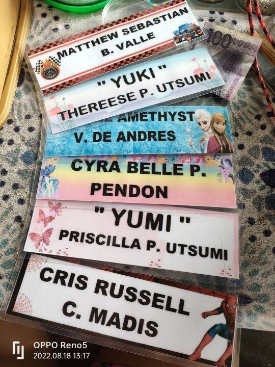 Name Tag Personalized With Free ID Lace | Lazada PH