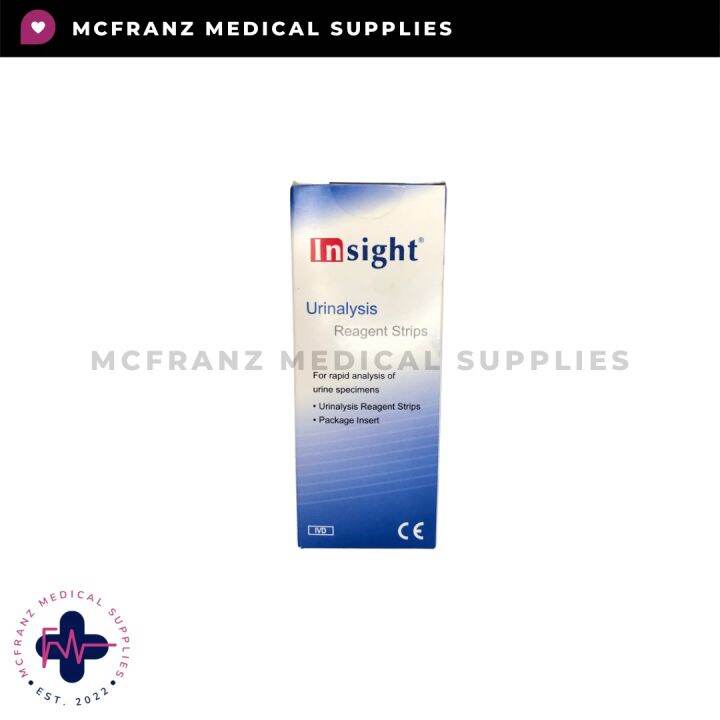 Urine Strips Insight / Urinalysis Reagent Strips (4P & 10P) | Lazada PH