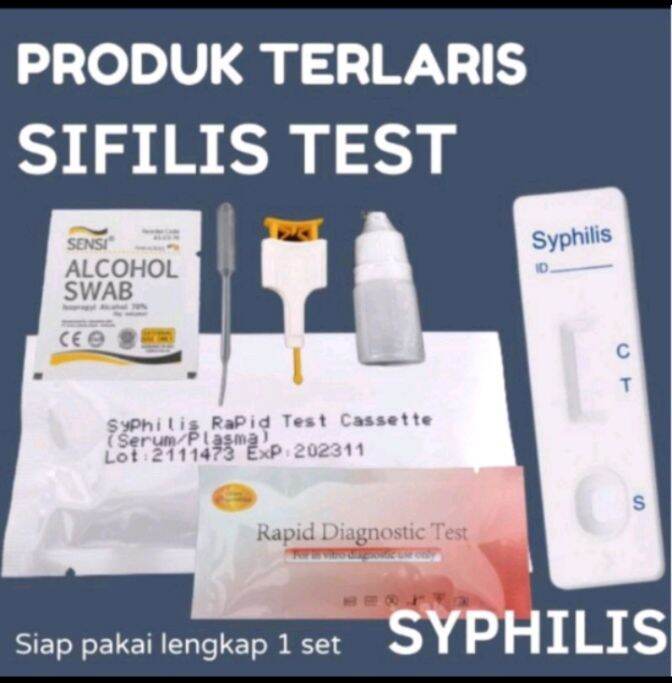 Test Syphilis/sifilis 1set lengkap glory | Lazada Indonesia