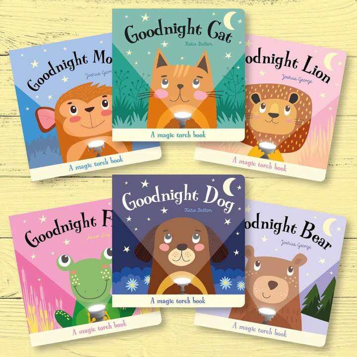 Magic Torch Books: Goodnight Bear, Goodnight Frog, Goodnight Lion ...