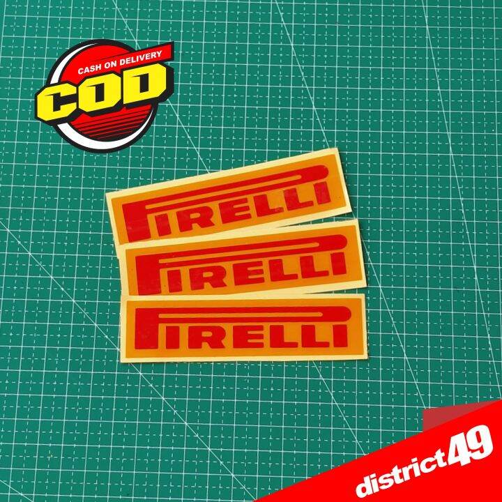Cutting sticker PIRELLI 02 - Stiker cutting Pirelli - Stiker Racing ...