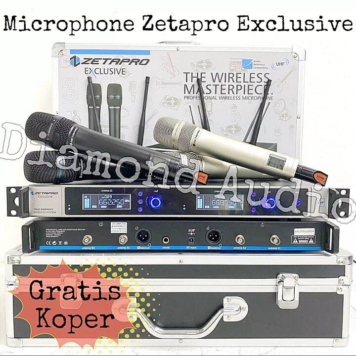 Mic Wireless Zetapro Exclusive Handle Original | Lazada Indonesia