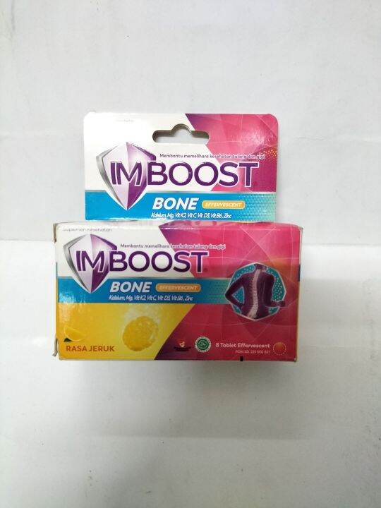 IMBOOST BONE EFFERVESCENT RASA JERUK ISI 8 TABLET | Lazada Indonesia